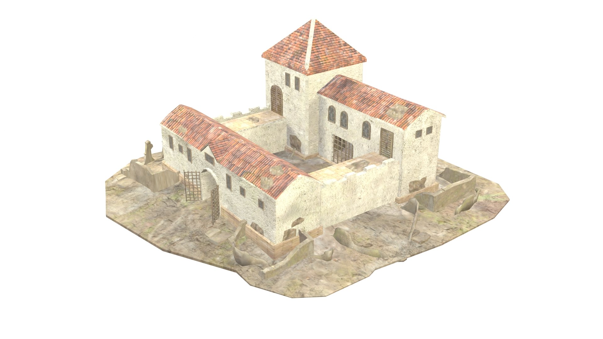 3D - Roman Building - TurboSquid 1600525