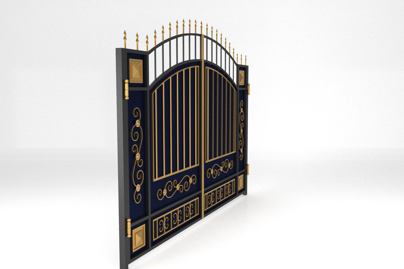 Iron Gate 3D Model - TurboSquid 1327768