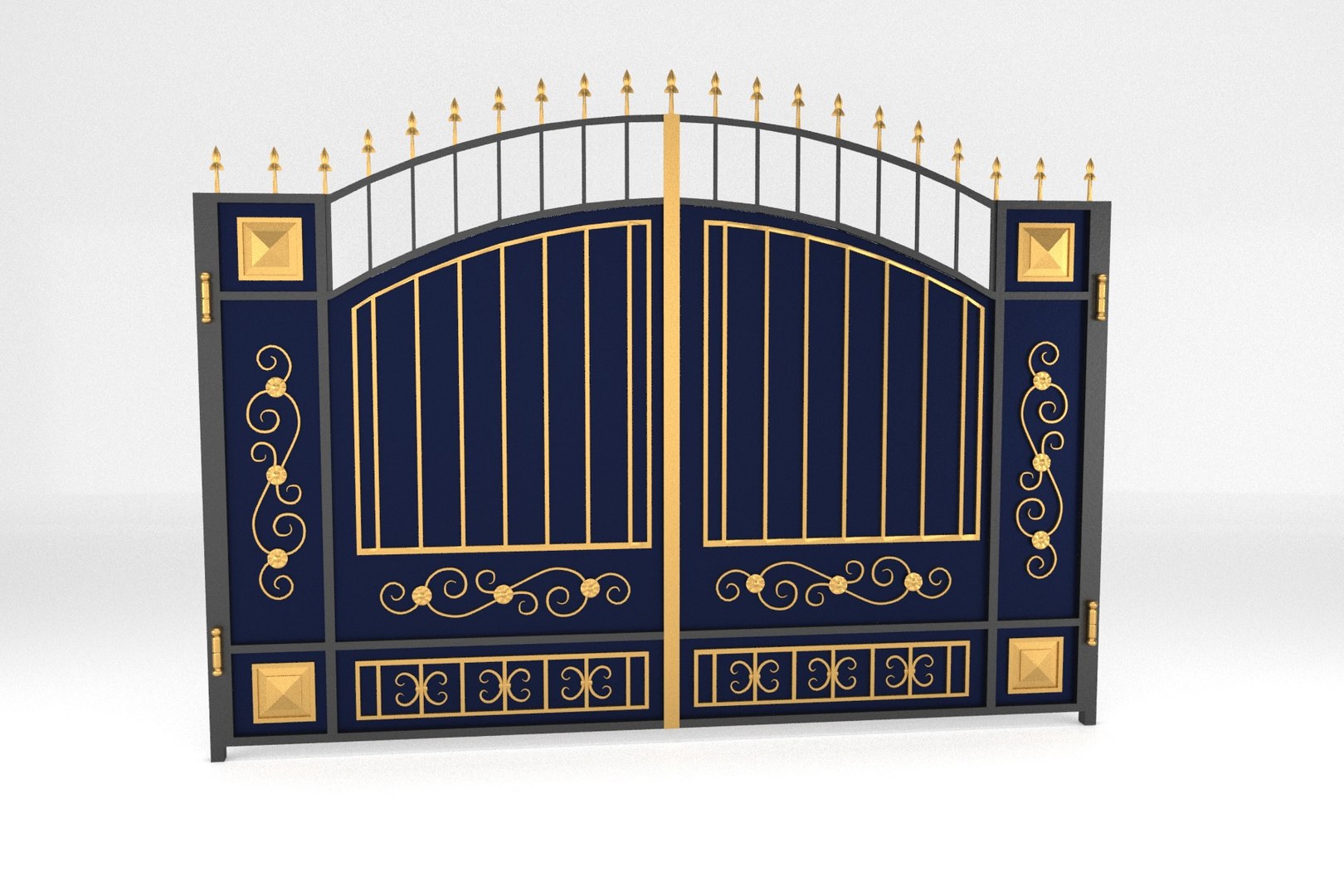 Iron Gate 3D Model - TurboSquid 1327768