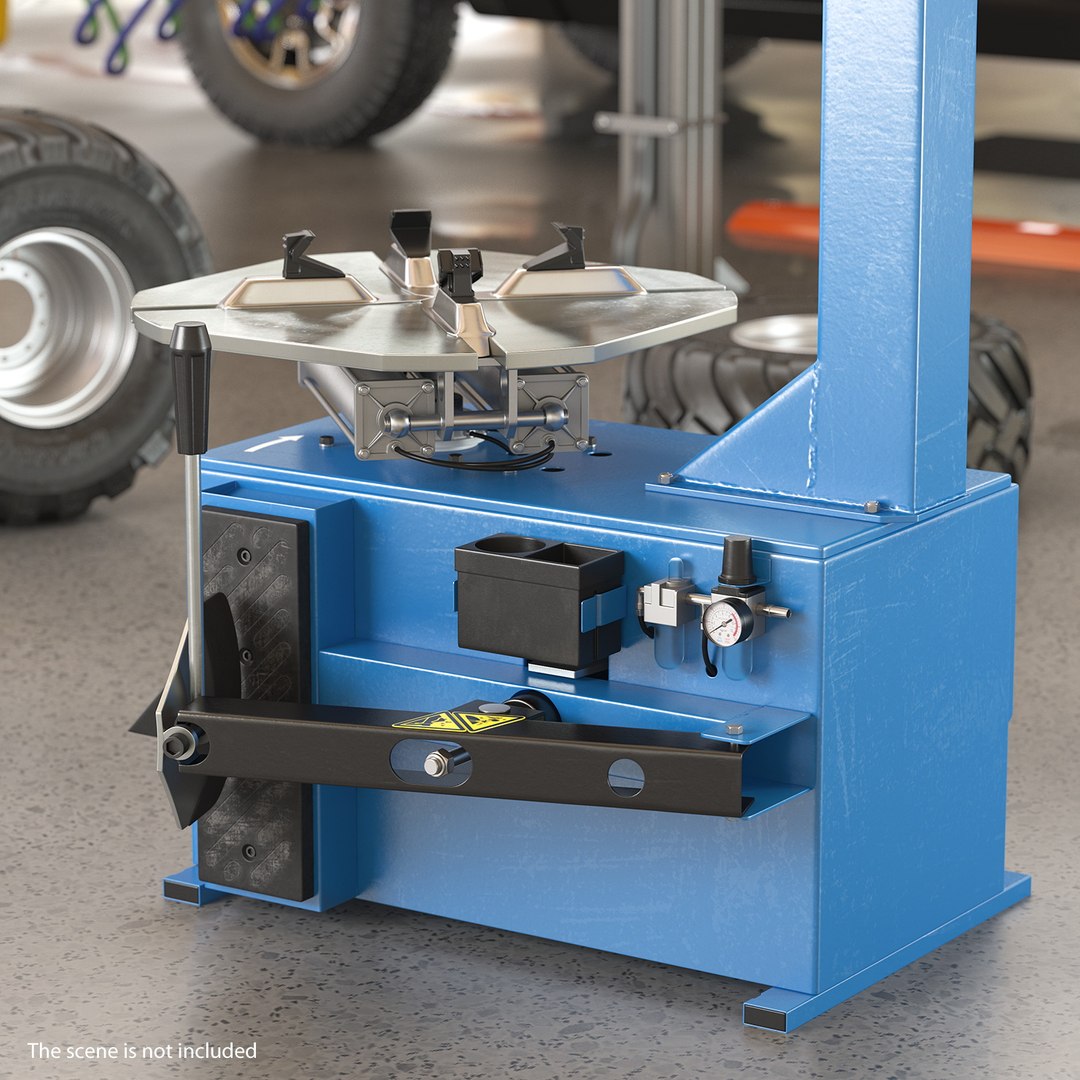 Automotech As-24sa Semi-automatic Tyre 3D Model - TurboSquid 1418616