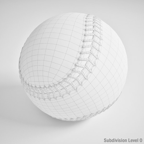 3d new baseball logo model