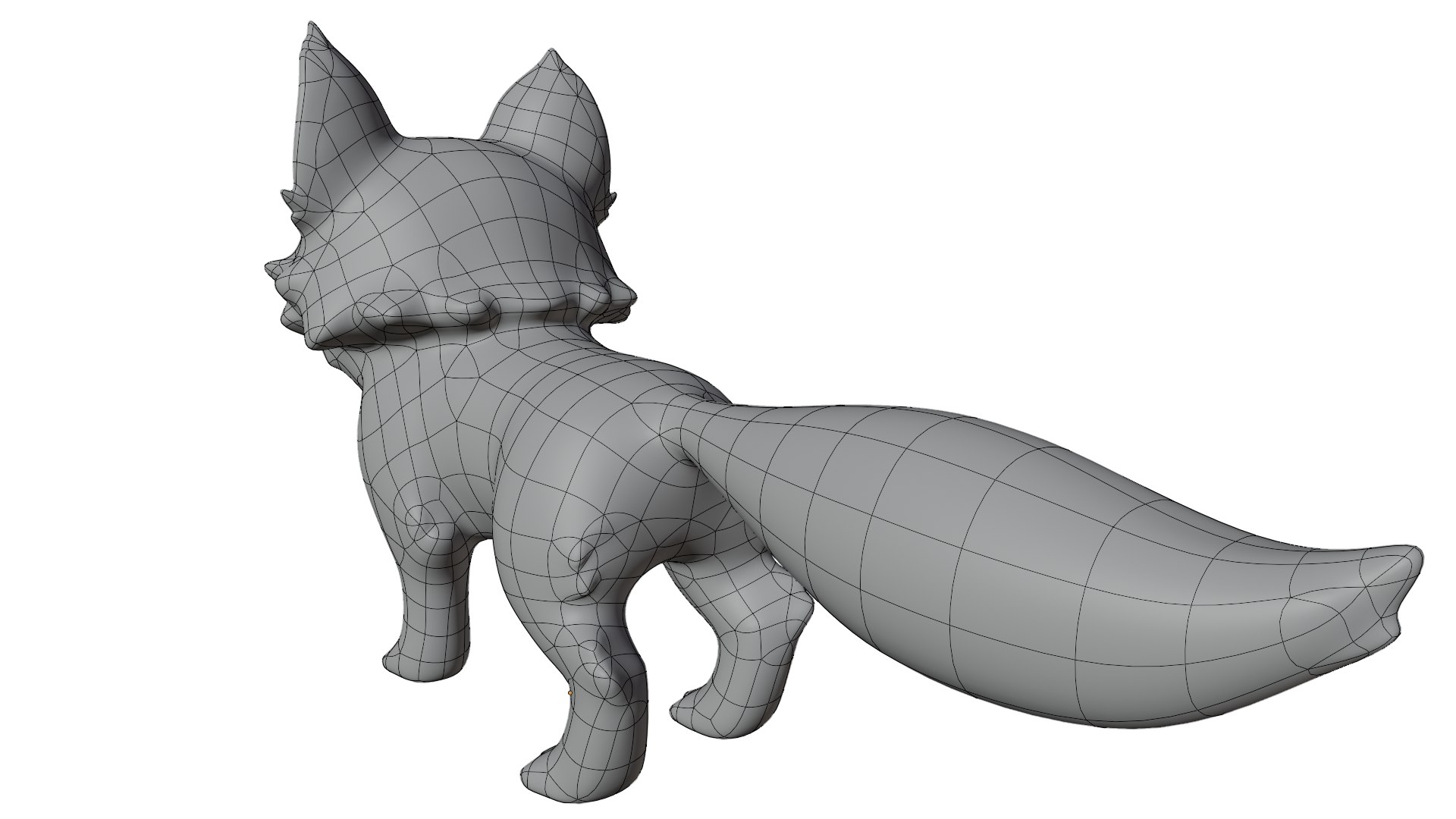 Cartoon Fox Model - TurboSquid 2305331