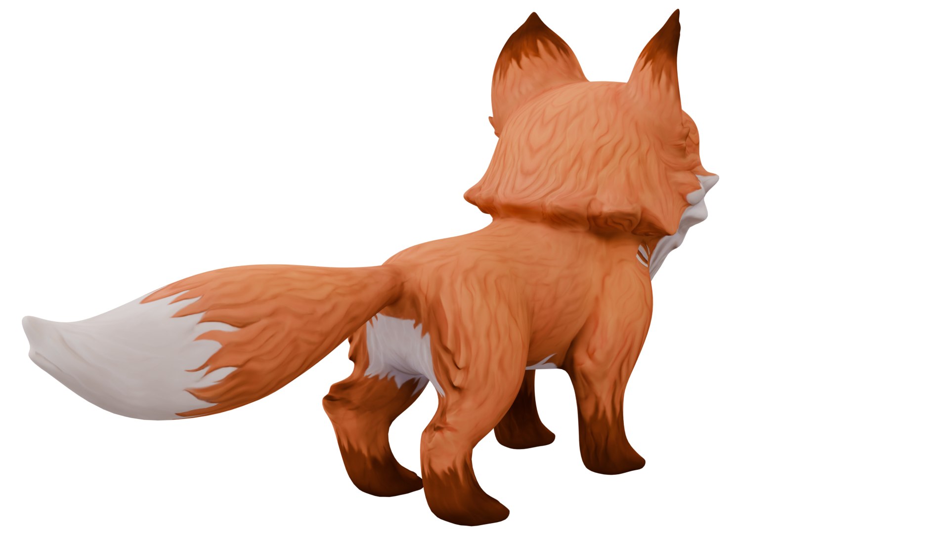 Cartoon Fox Model - TurboSquid 2305331