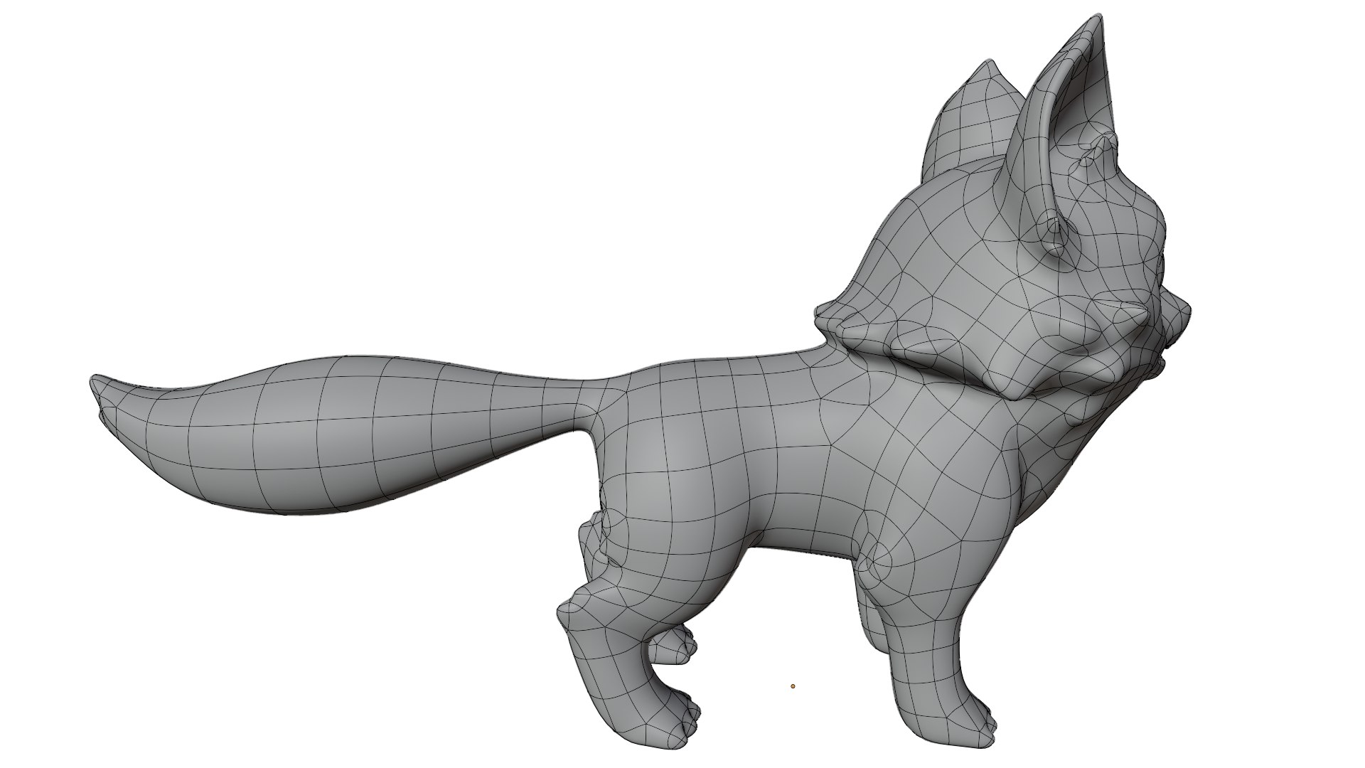 Cartoon Fox Model - TurboSquid 2305331