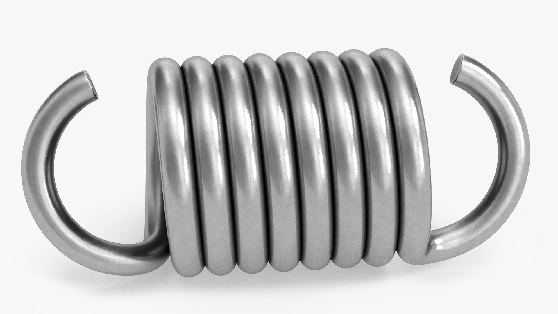 3D Model Thick Metal Spring - TurboSquid 2223865