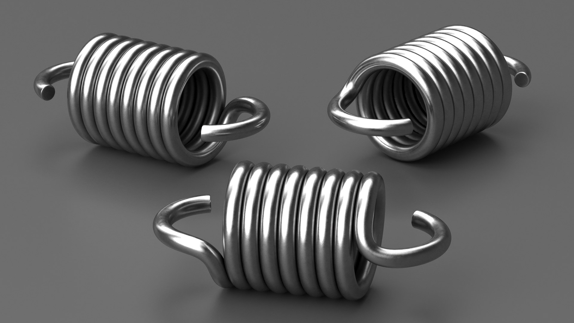 3D Model Thick Metal Spring - TurboSquid 2223865