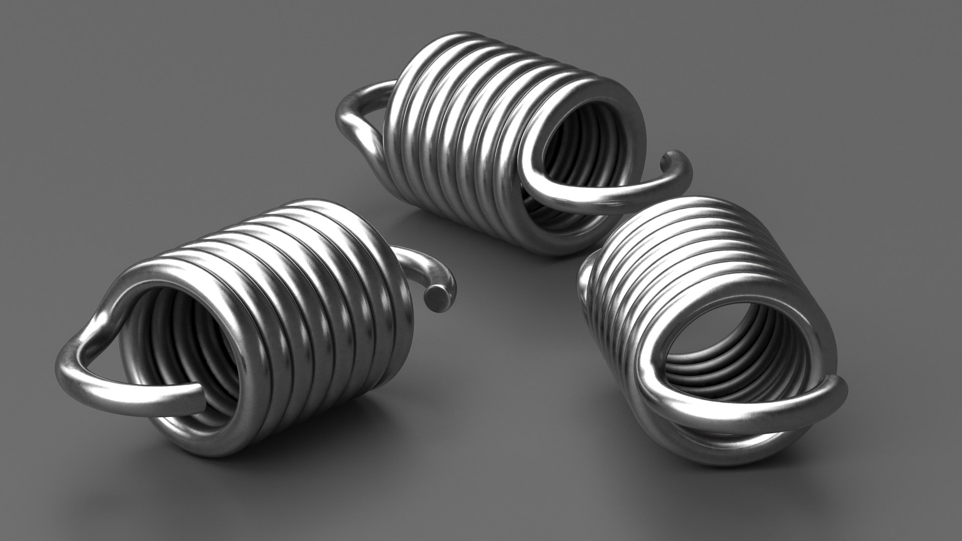 3D Model Thick Metal Spring - TurboSquid 2223865