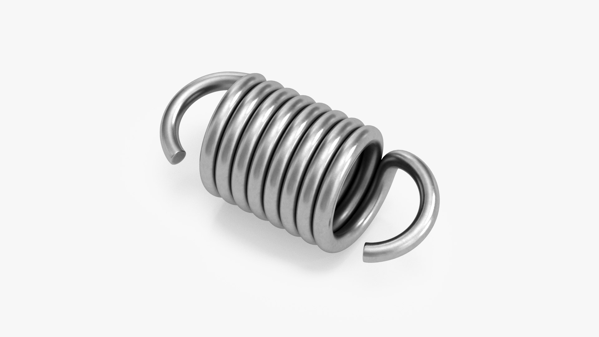 3D Model Thick Metal Spring - TurboSquid 2223865