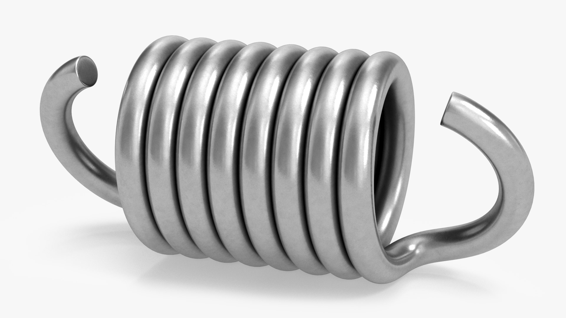 3D Model Thick Metal Spring - TurboSquid 2223865