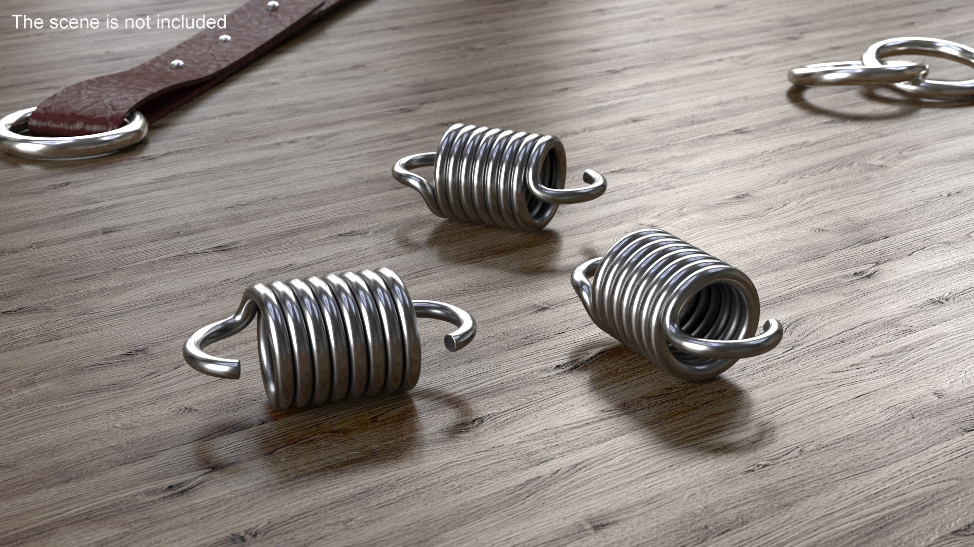 3D Model Thick Metal Spring - TurboSquid 2223865