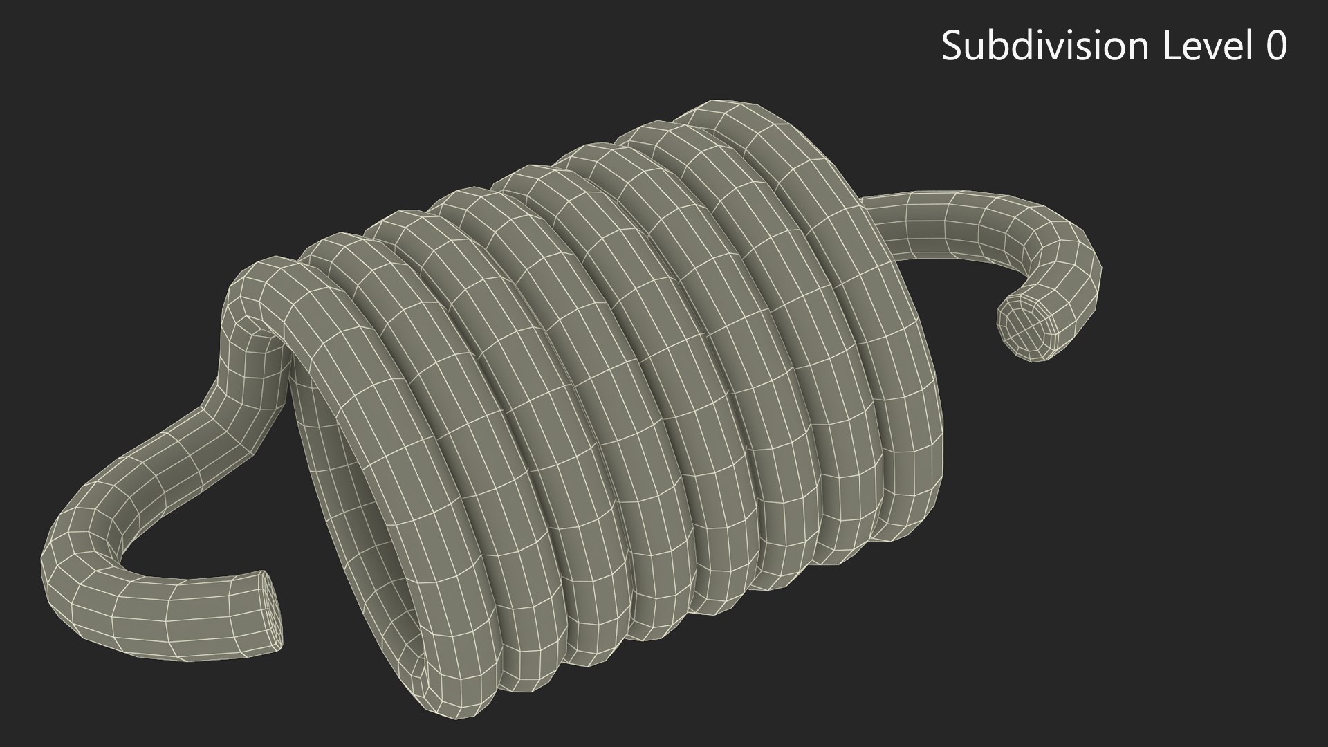 3D Model Thick Metal Spring - TurboSquid 2223865