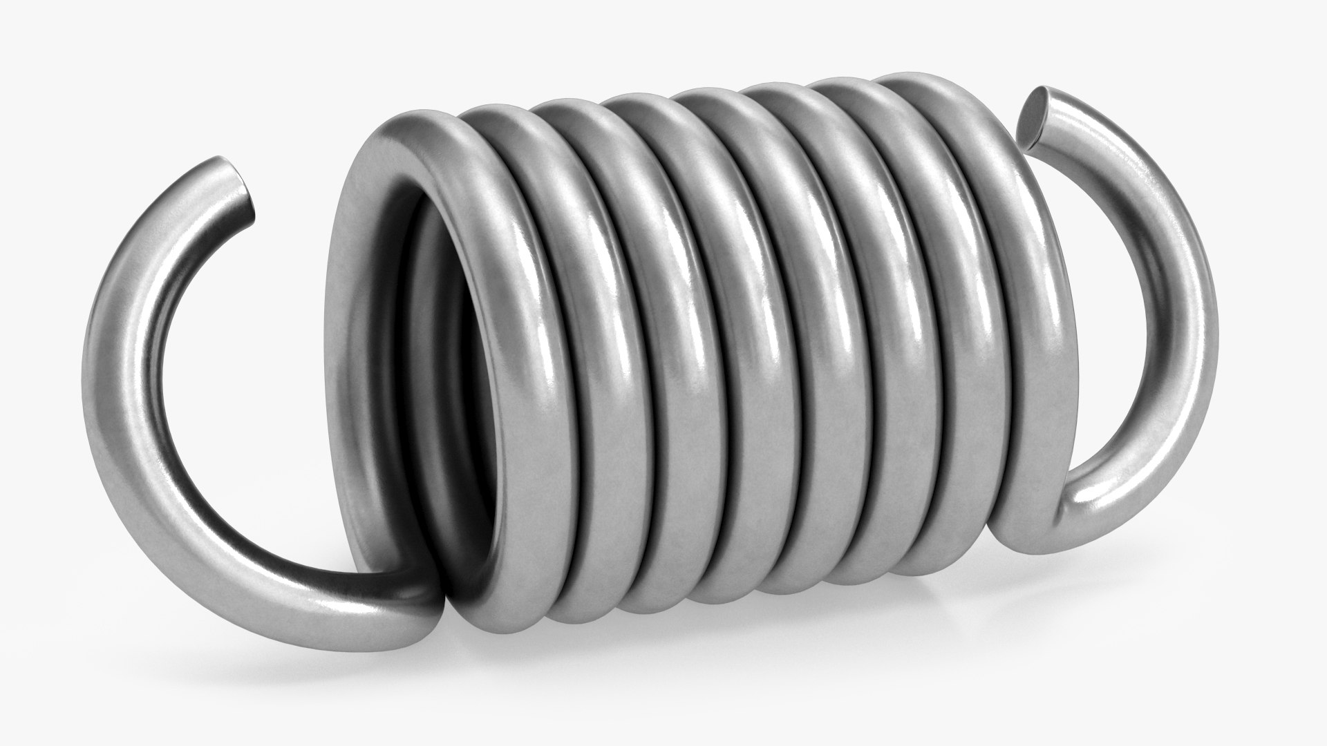 3D Model Thick Metal Spring - TurboSquid 2223865