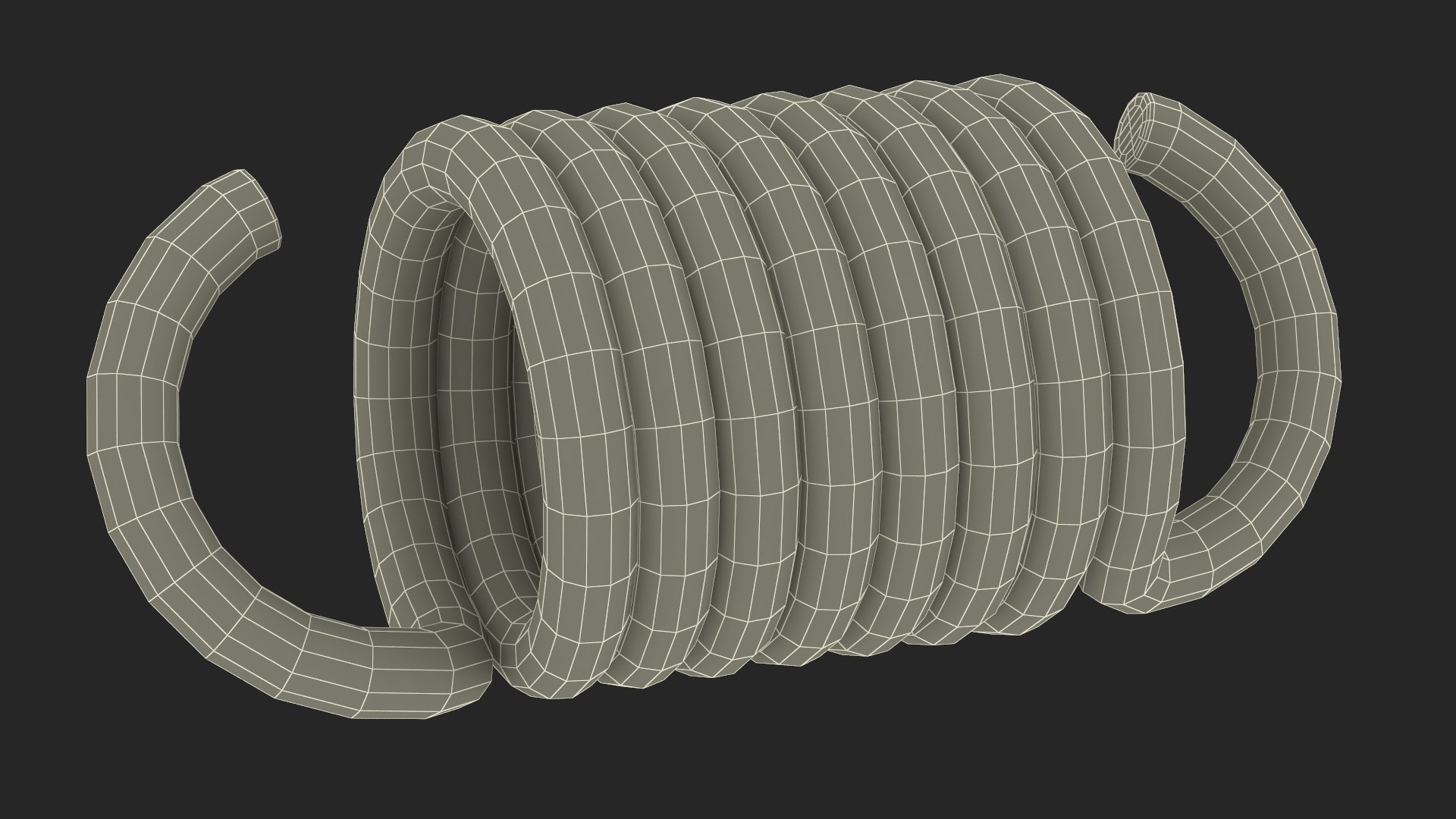 3D Model Thick Metal Spring - TurboSquid 2223865