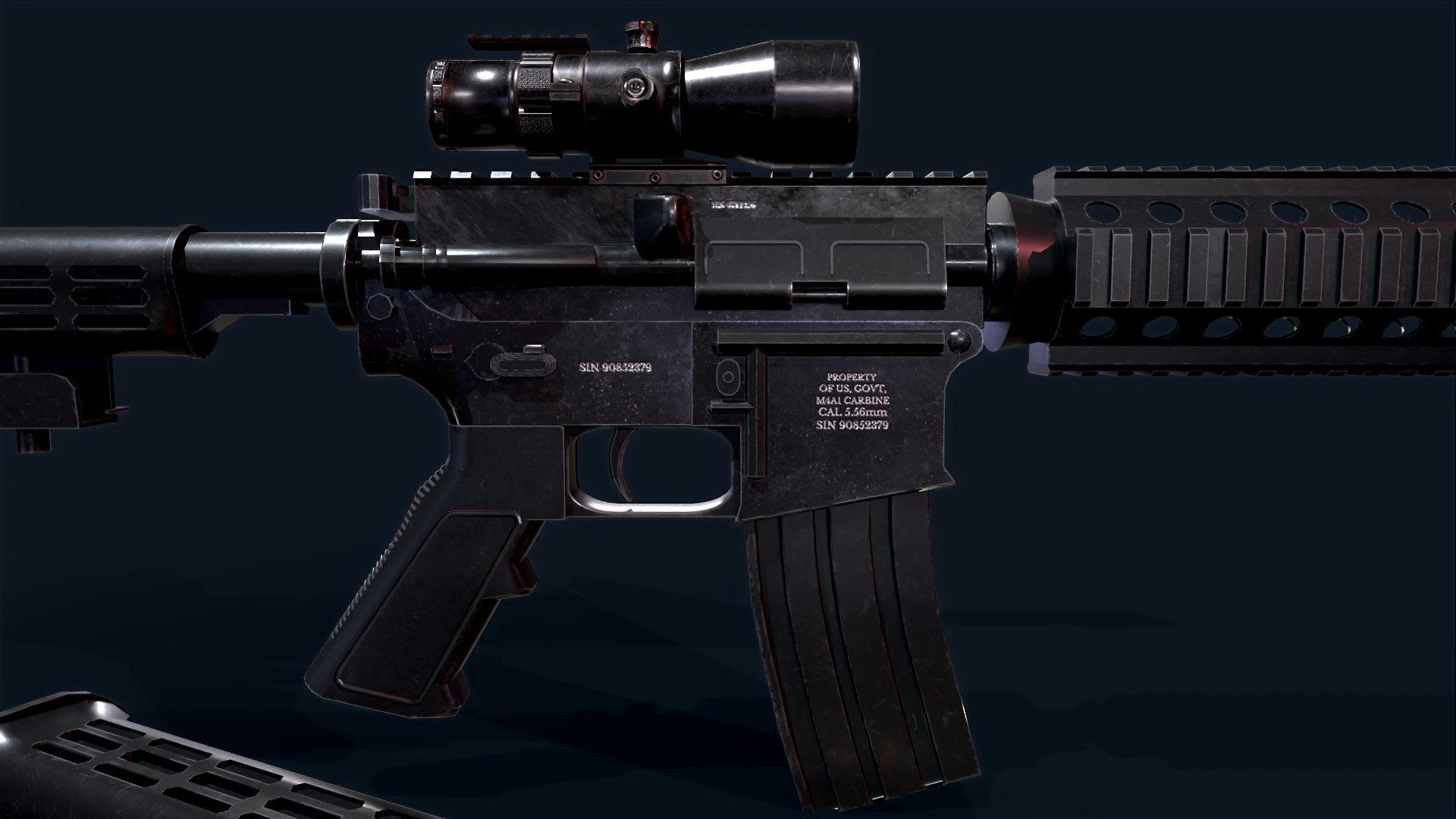 Rapid Fire Gun 3D Model - TurboSquid 2035730