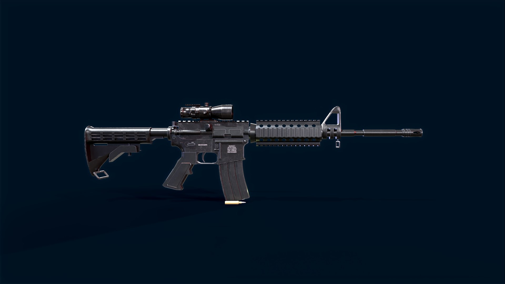 Rapid Fire Gun 3D Model - TurboSquid 2035730