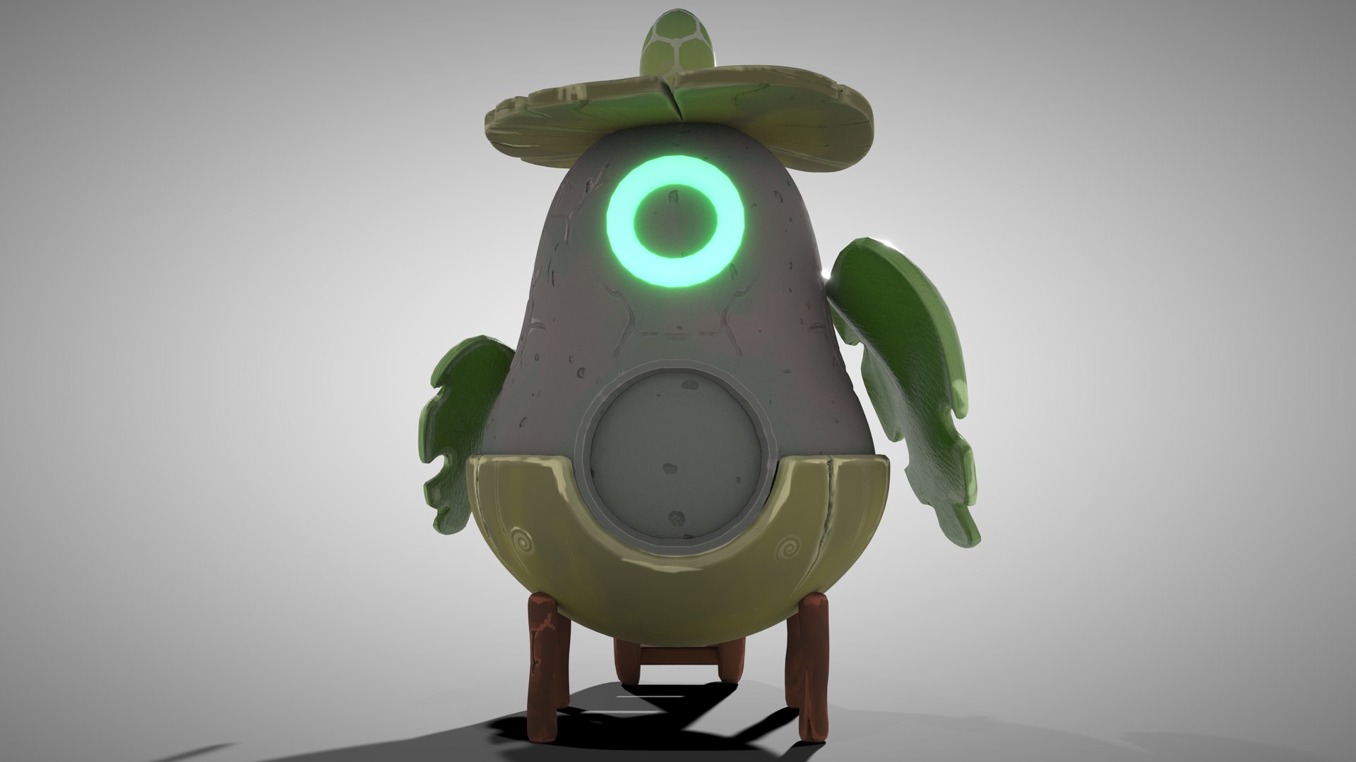 Stylized Leaf DoDo House Model - TurboSquid 2122588