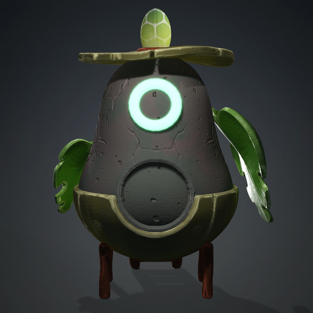 Stylized Leaf DoDo House Model - TurboSquid 2122588