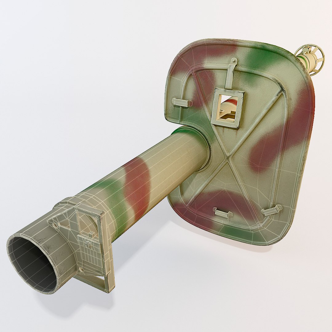3ds Panzerschreck 54 Rocket Launcher