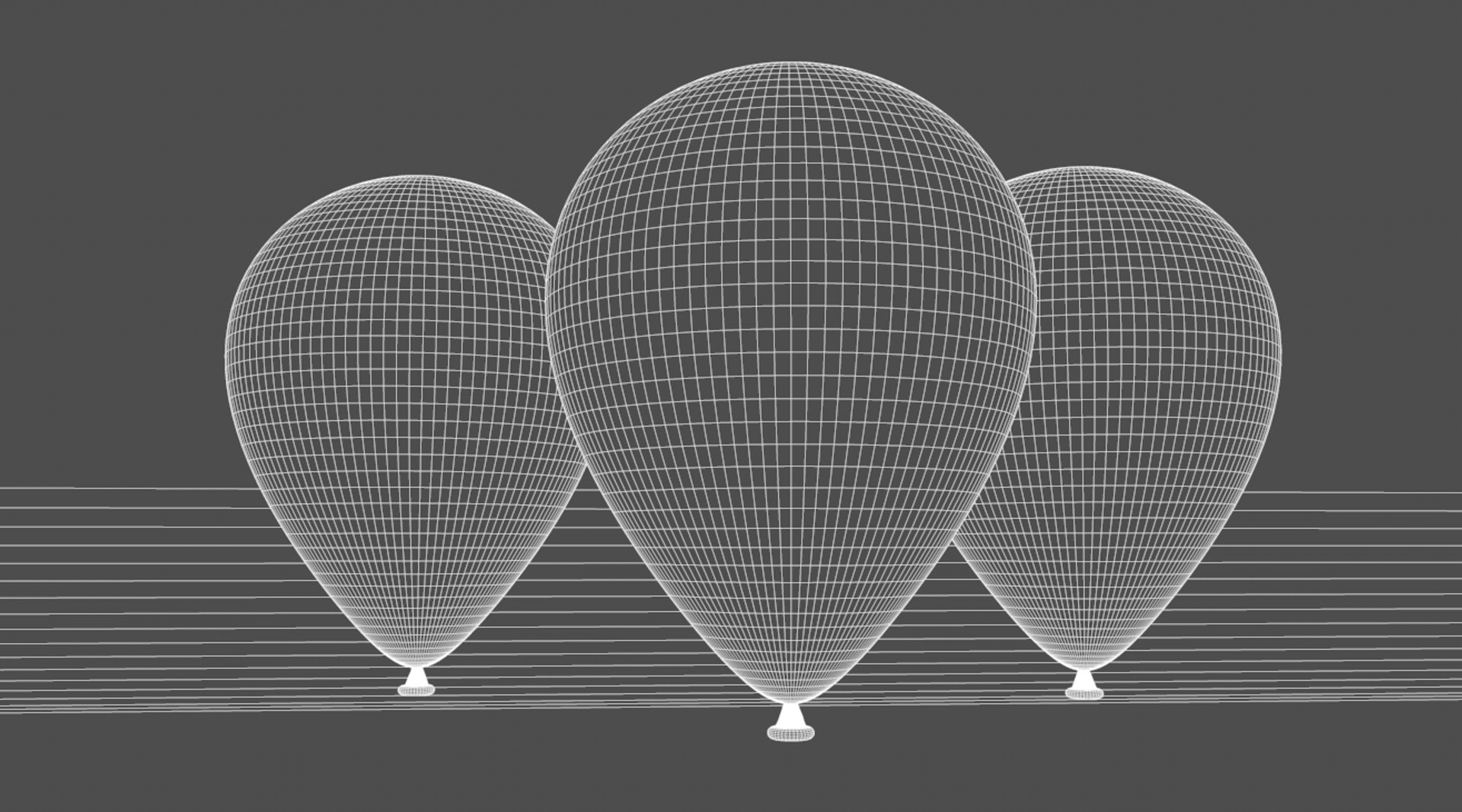 3d Balloons Model