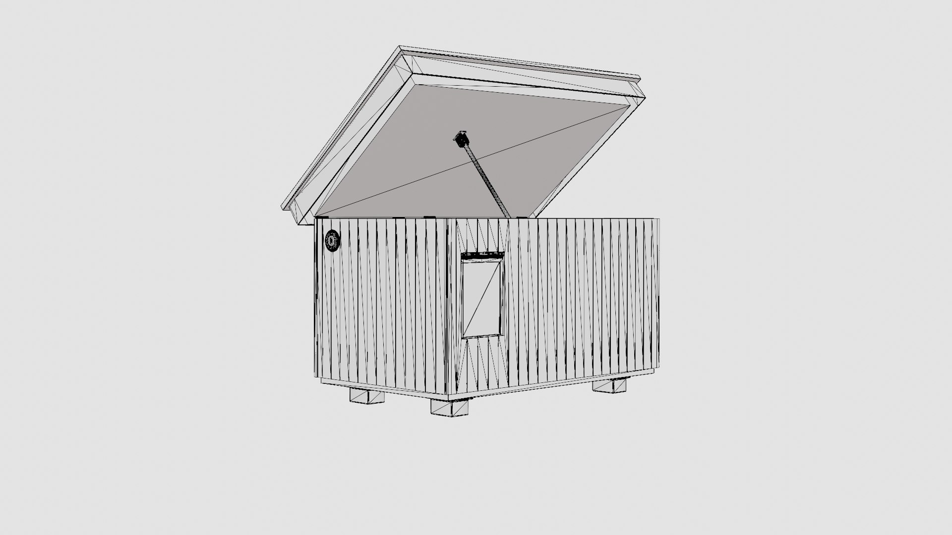 3D Model Dog House - TurboSquid 2246173