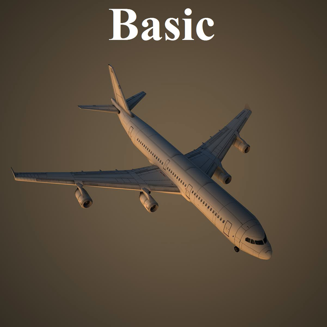 3d model airbus basic