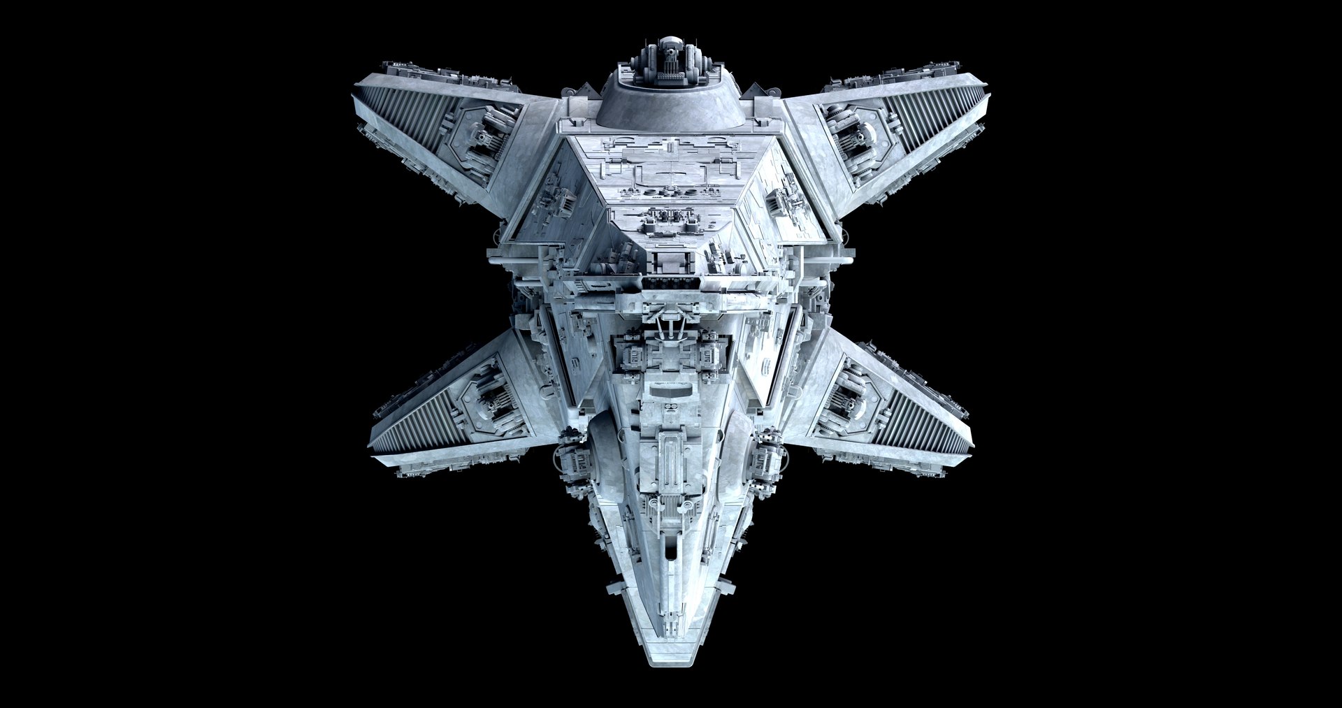 3D Mandalorian Cruiser Space Ship - TurboSquid 1483042