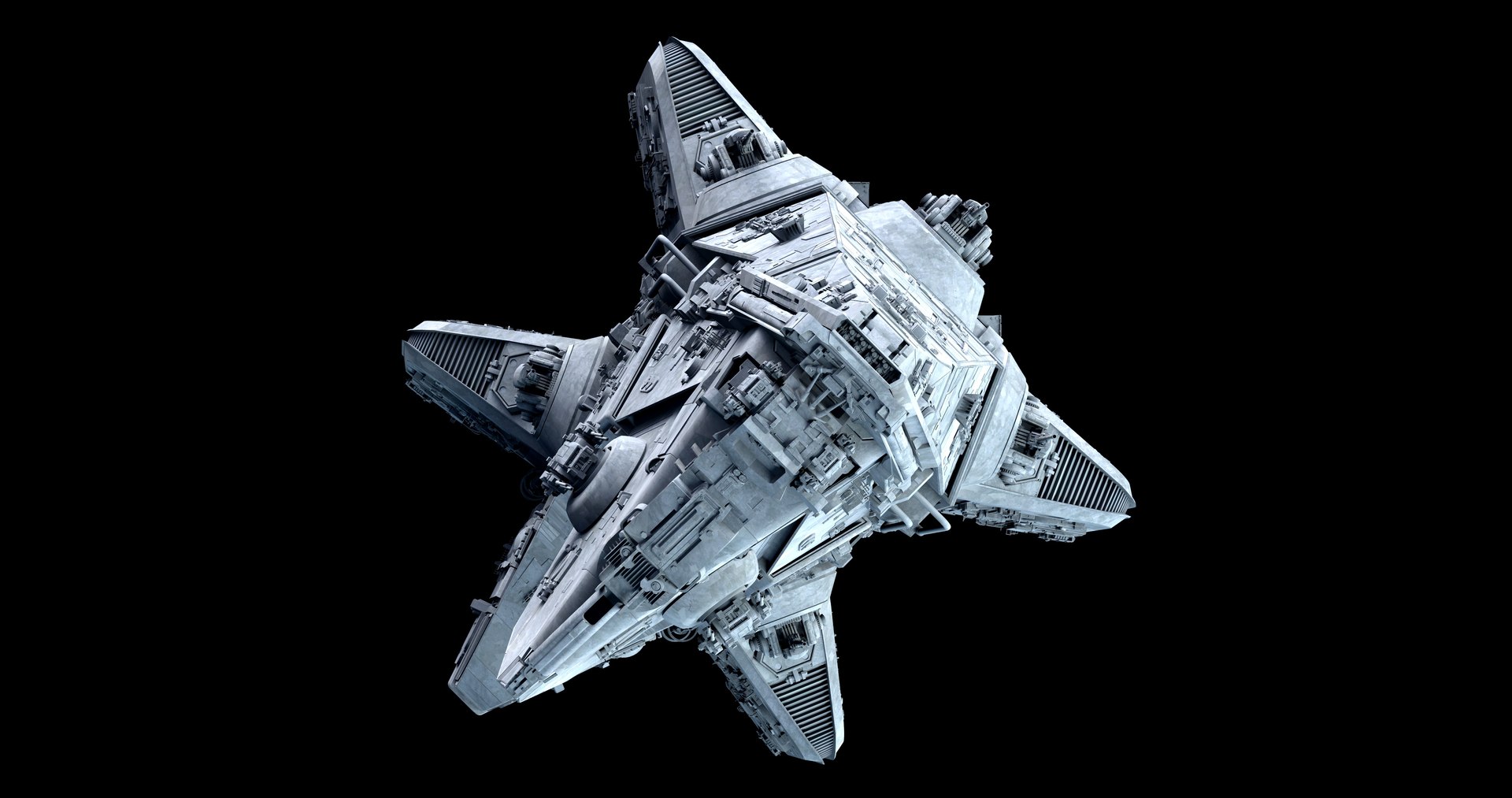 3D Mandalorian Cruiser Space Ship - TurboSquid 1483042