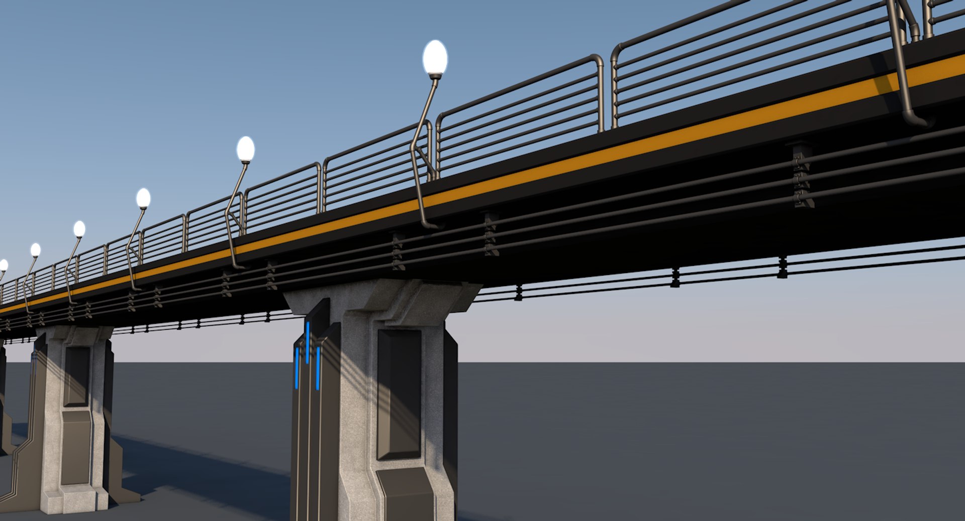 3D model sci fi bridge - TurboSquid 1468312