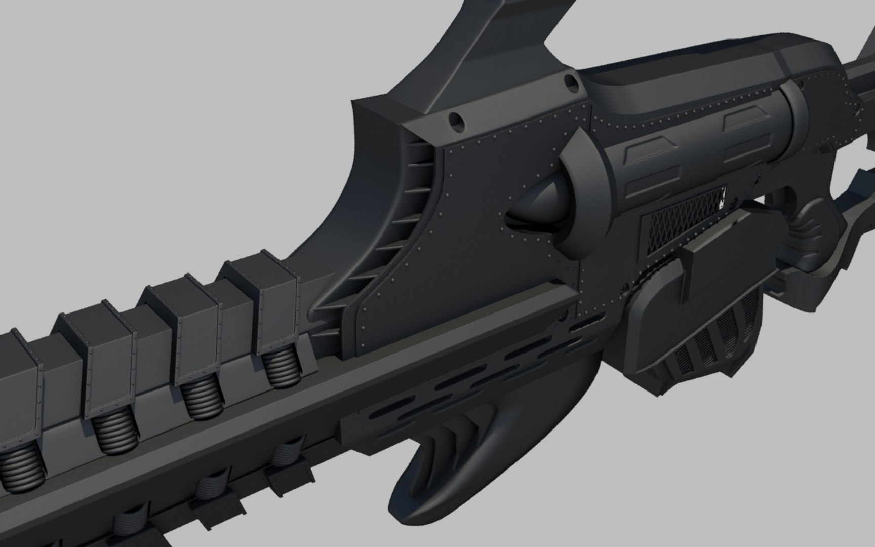 3ds Max Gauss Rifle