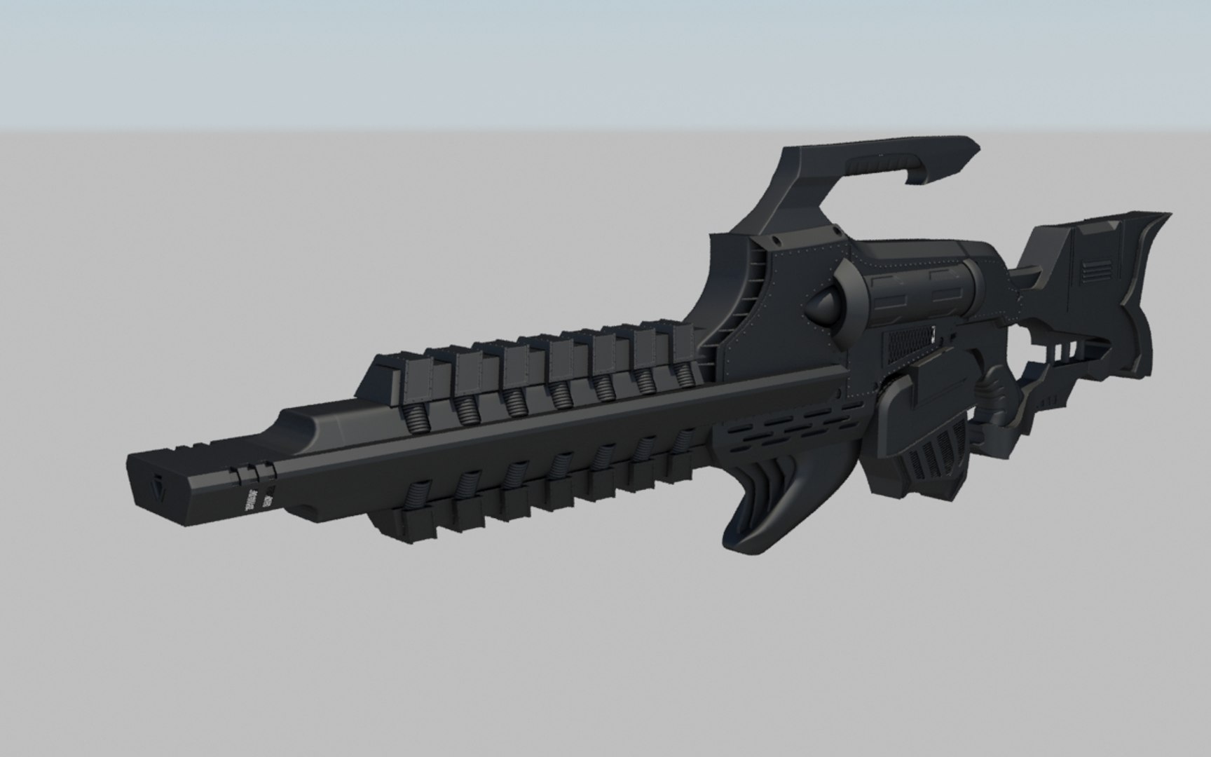 3ds Max Gauss Rifle