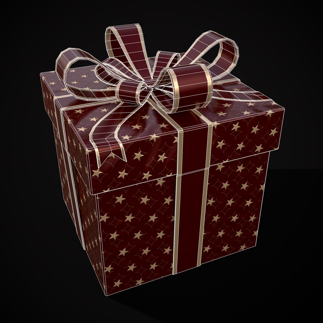 Holiday Gift Box Model - TurboSquid 2185571