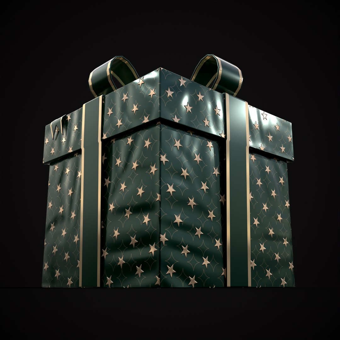 Holiday Gift Box Model - TurboSquid 2185571