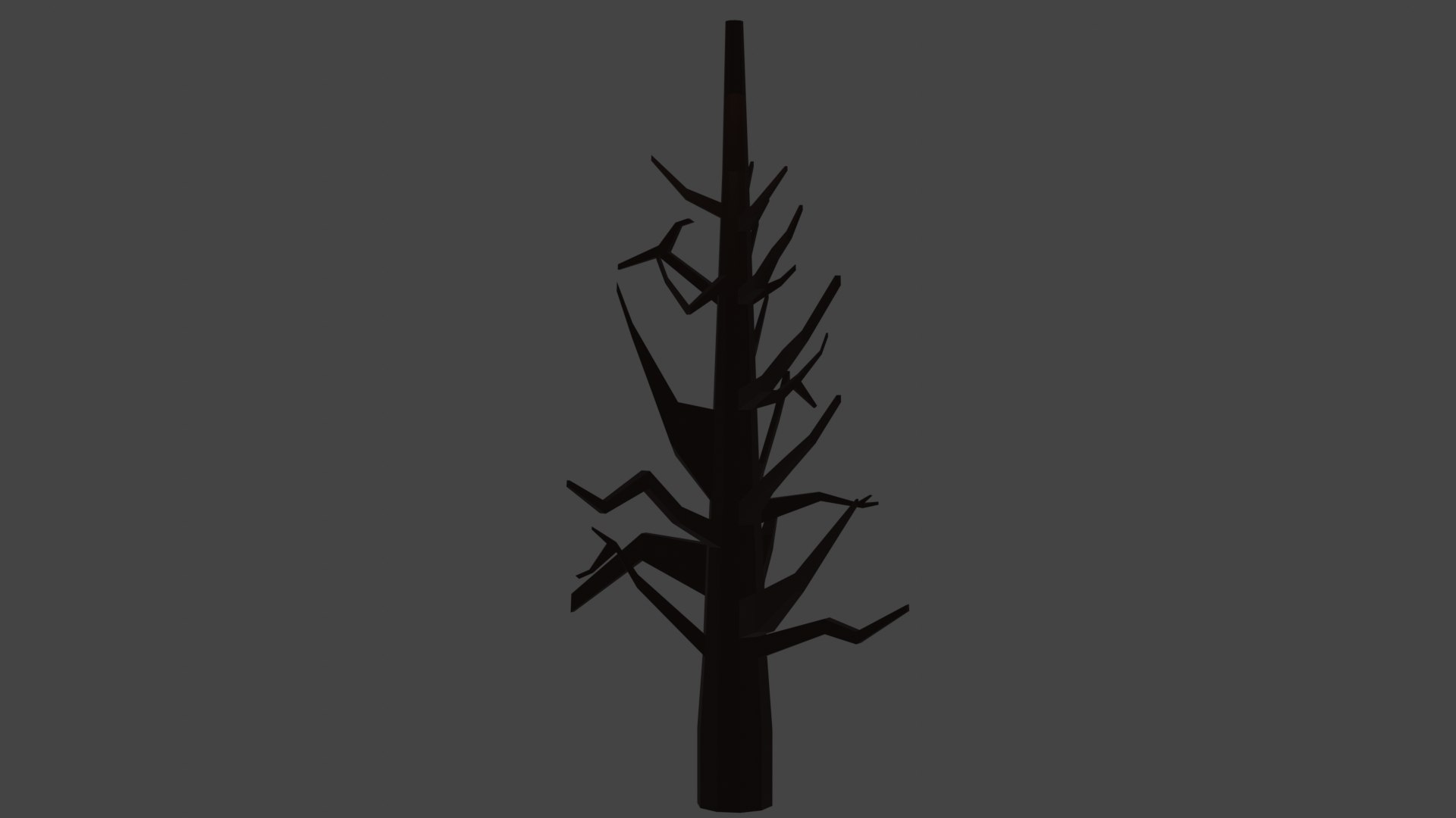 3D Model Low Poly Dead Tree Model - TurboSquid 2346495