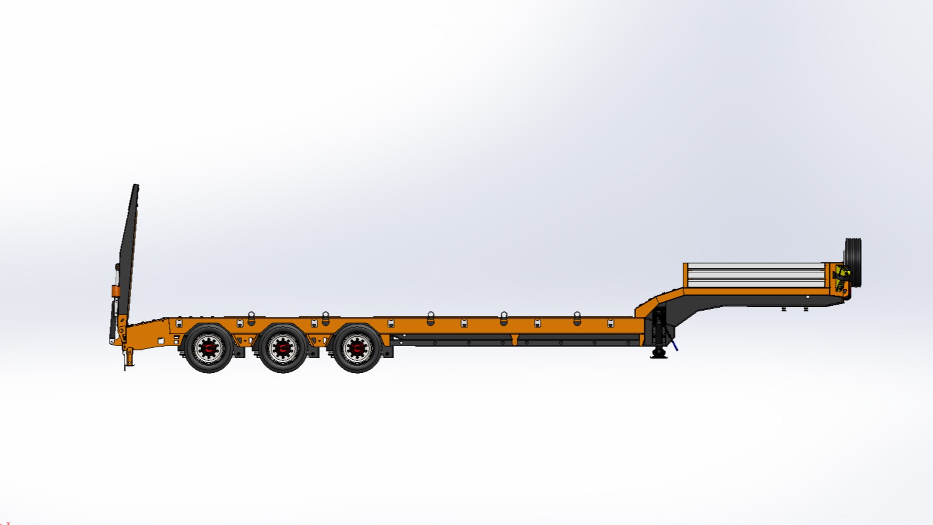 3D LOWBED TRAILERS - TurboSquid 2130639