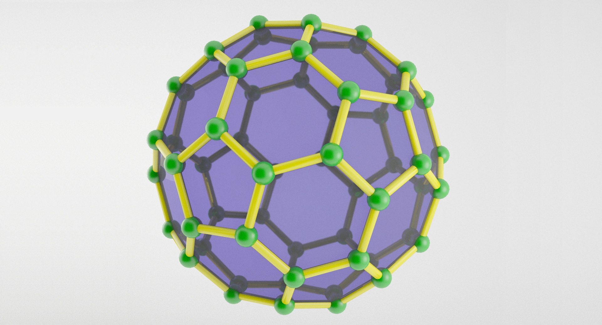Fullerene Atoms Model - TurboSquid 1405198