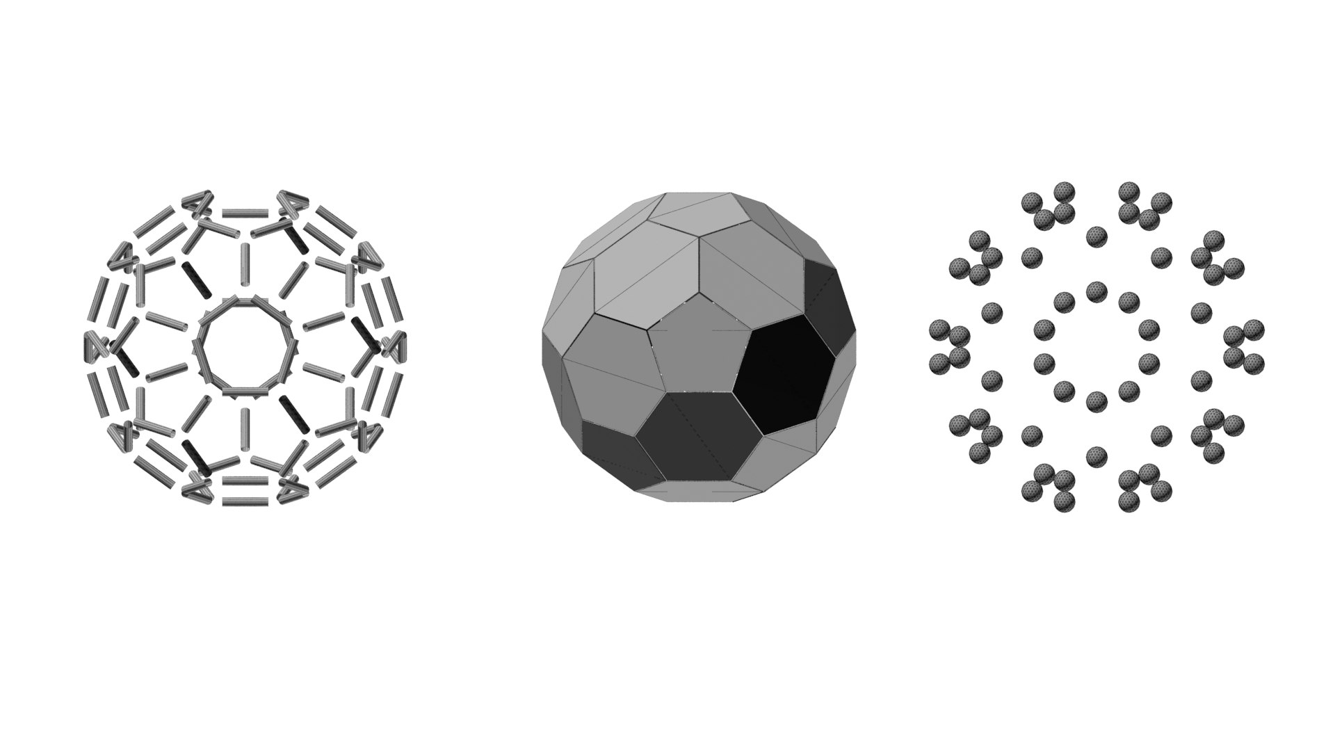 Fullerene Atoms Model - TurboSquid 1405198