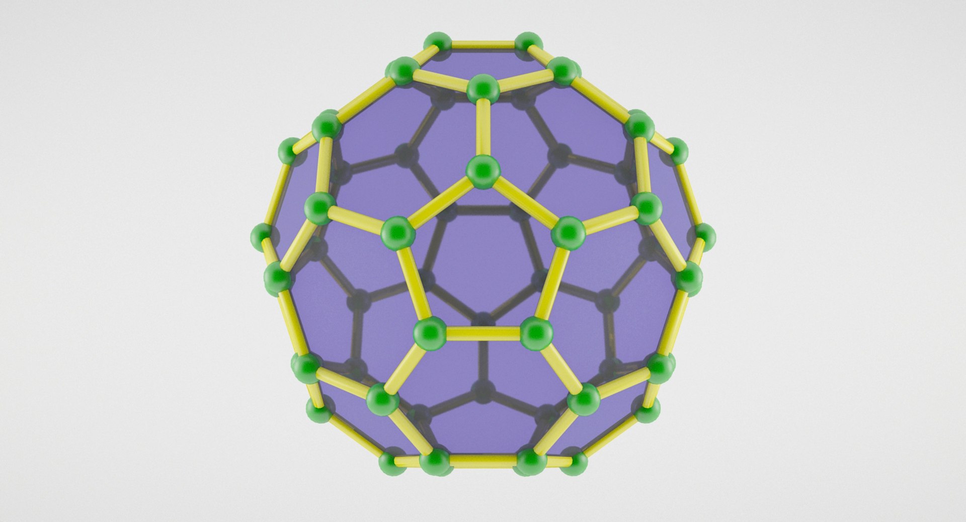 Fullerene Atoms Model - TurboSquid 1405198