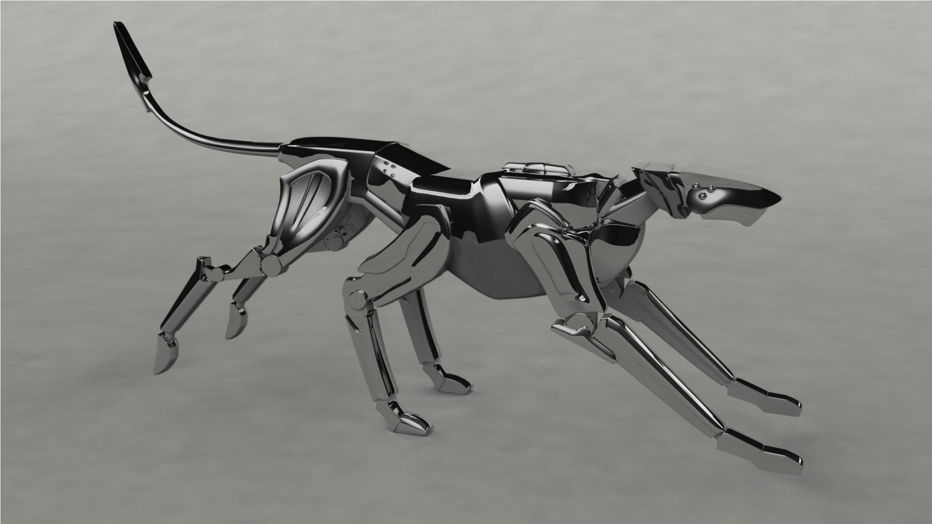 3d robotic dog model