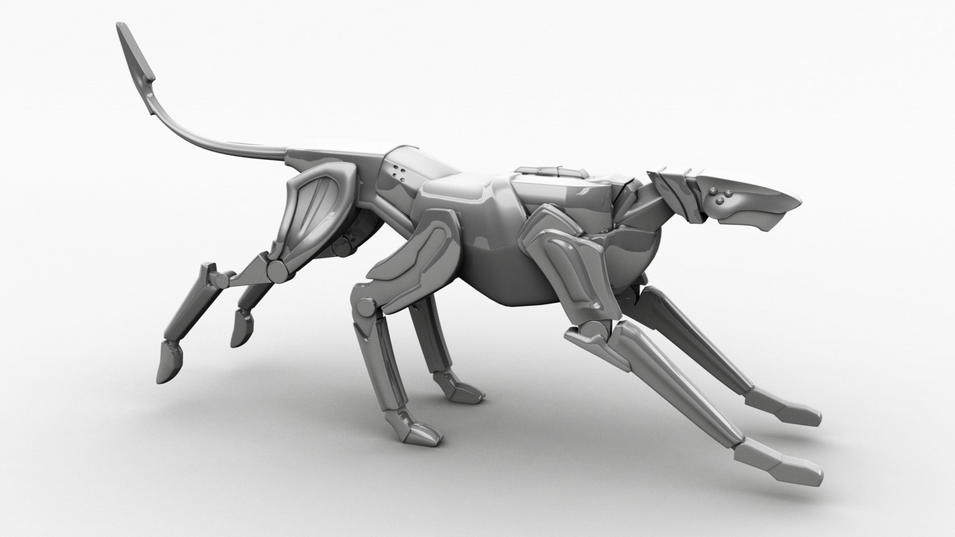 3d robotic dog model