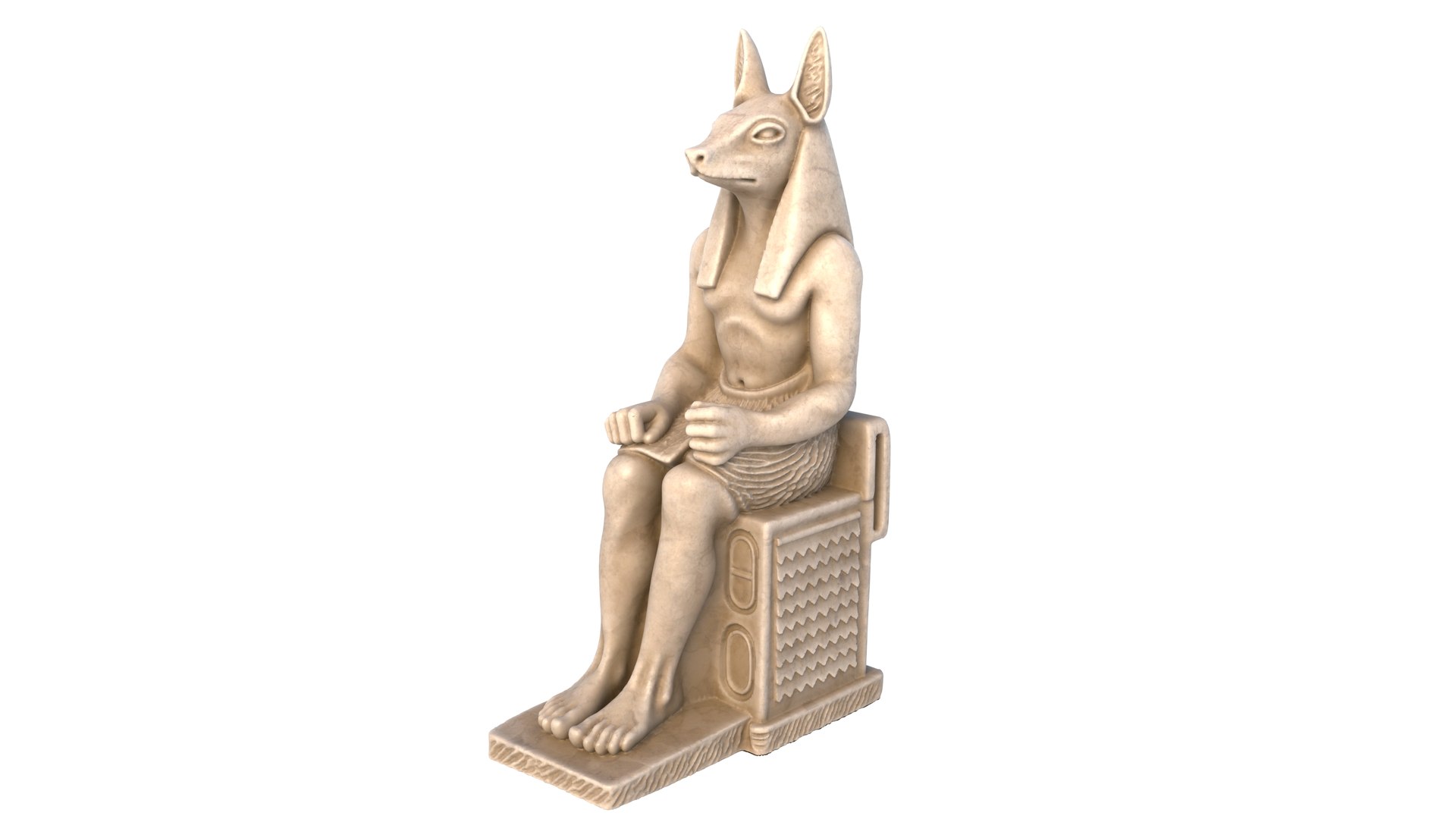3D Anubis Statue - TurboSquid 2434065