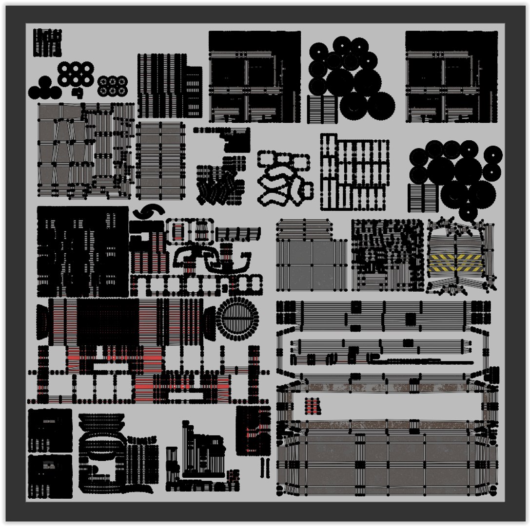 3D Cargo Train PBR IX Model - TurboSquid 2283525