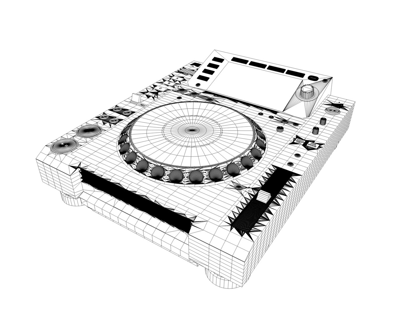 3d C4d Pioneer Dj Cdj 2000
