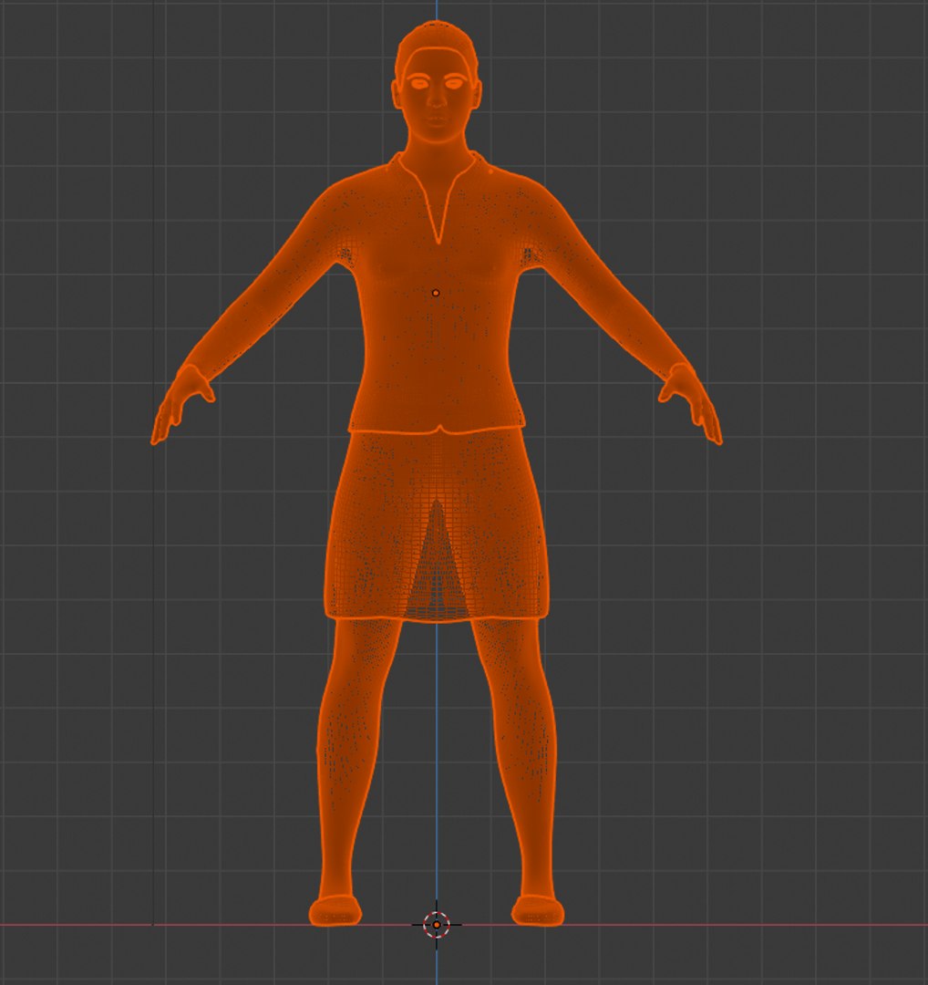 3D model female figure modeled - TurboSquid 1450413