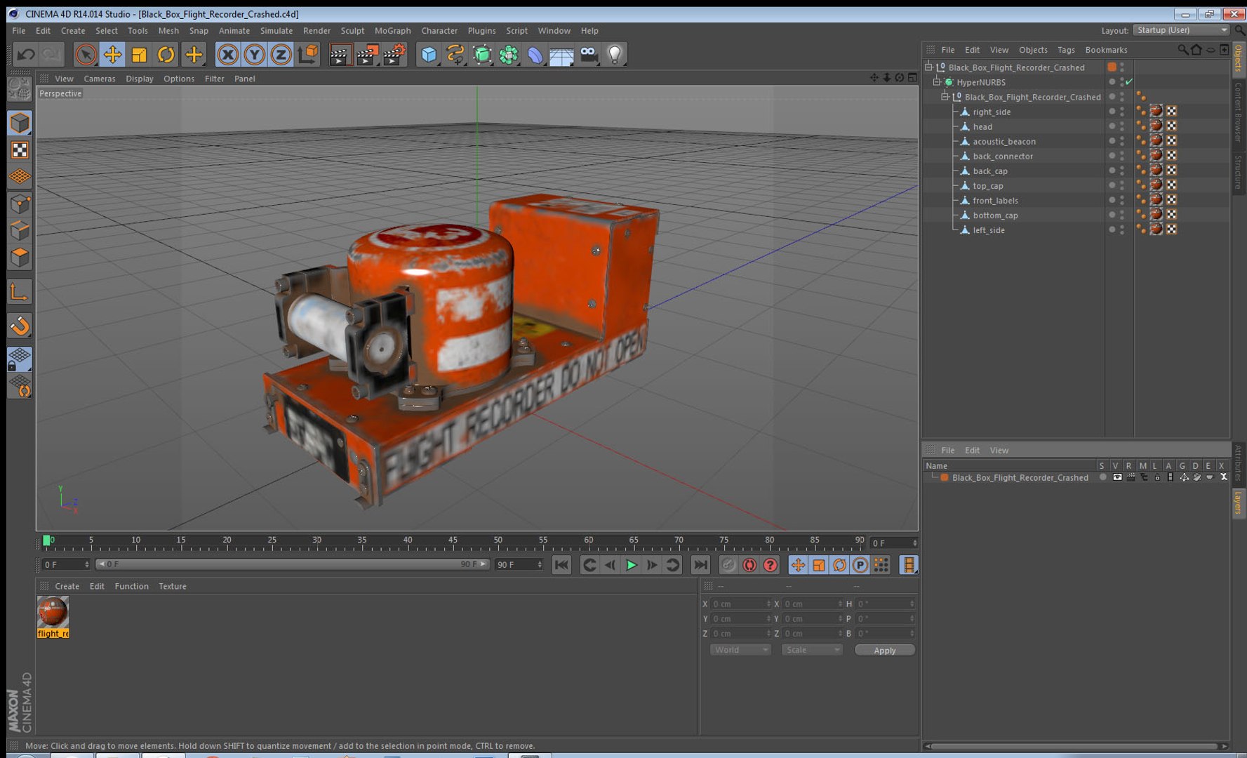 3D model black box flight recorder - TurboSquid 1428910