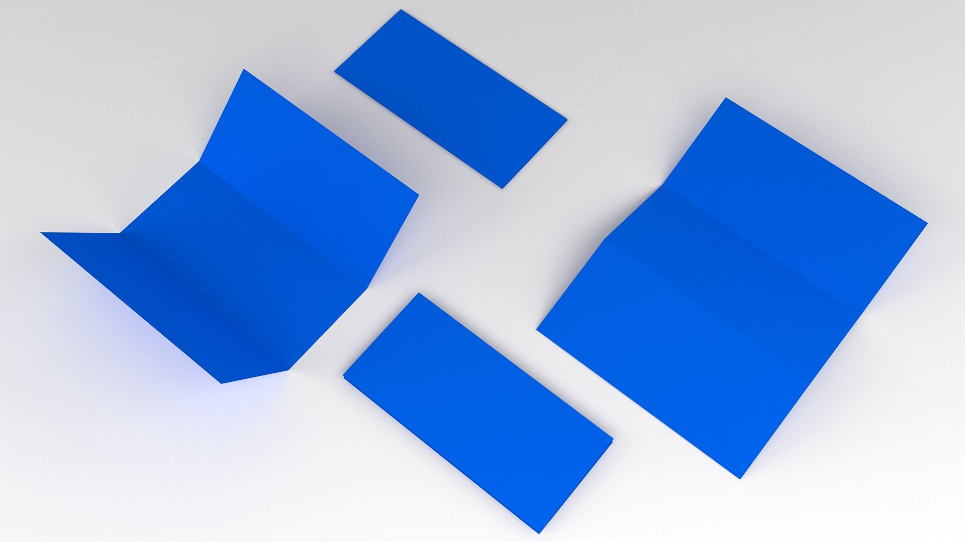 Trifold Brochure 3D Model - TurboSquid 1784765