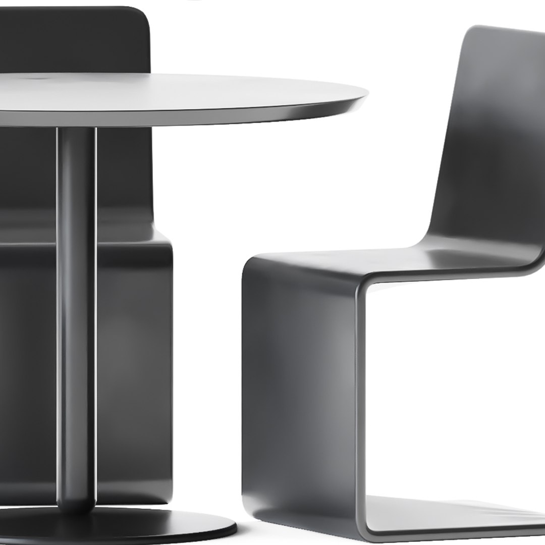 Table Balance by Calligaris and Outdoor Chair Roger By bellitalia 3D ...