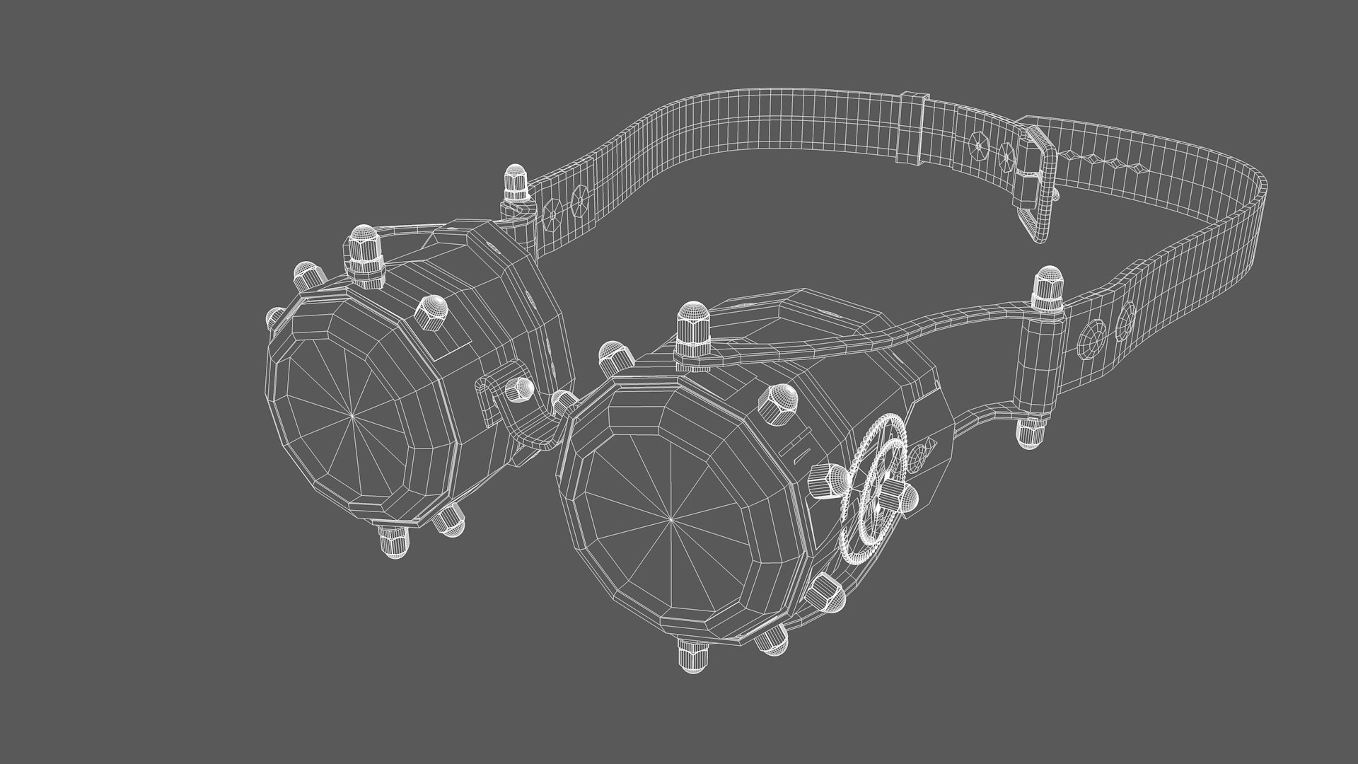 Steampunk Goggles 3d C4d