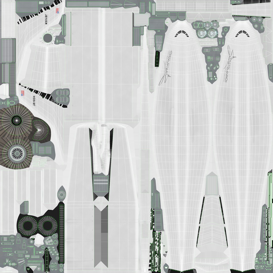 Strato launch aircraft airplane 3D - TurboSquid 1670632