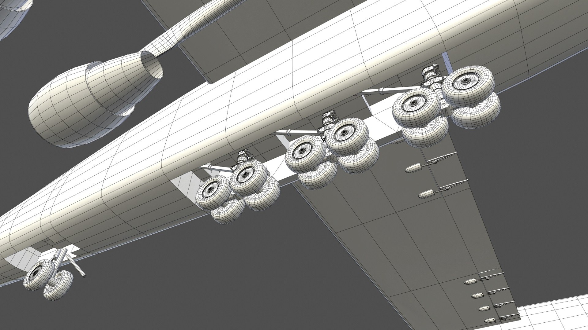 Strato launch aircraft airplane 3D - TurboSquid 1670632