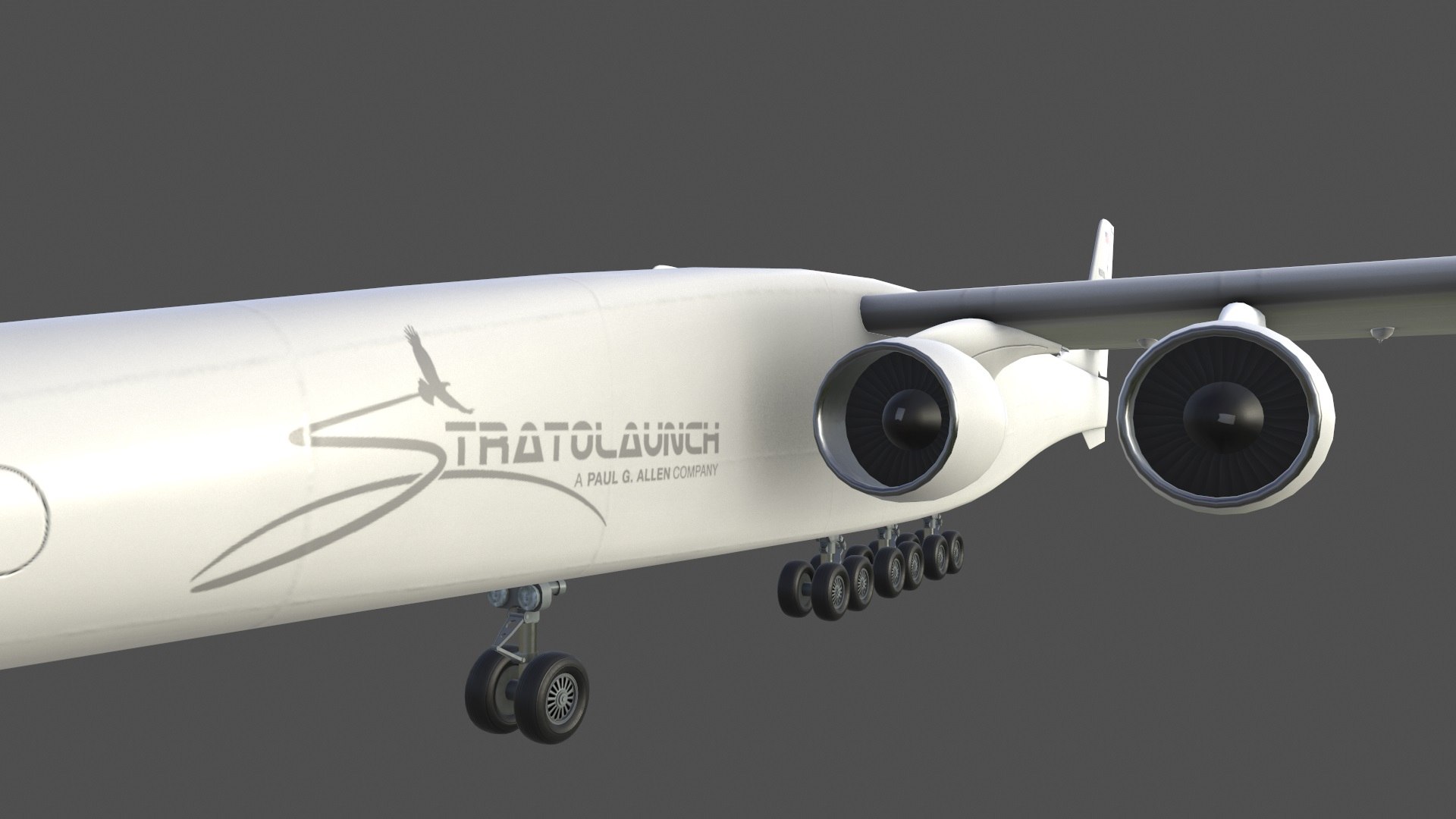 Strato launch aircraft airplane 3D - TurboSquid 1670632